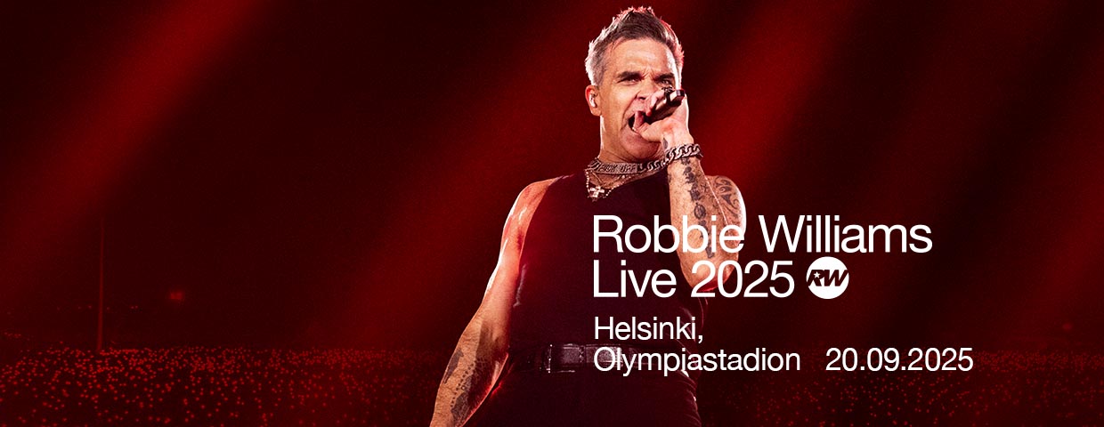 Robbie Williams - osta viralliset liput | lippu.fi